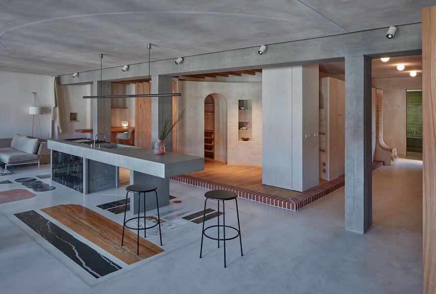 Atelierwohnung in Prag von Tereza Porybná und Objektor Architekti ...